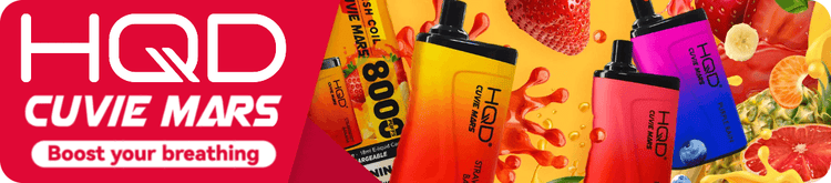 HQD Cuvie Mars: 8000 Puff Disposable Vape Bliss