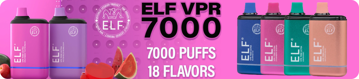 ELF VPR 7000 ULTRA DISPOSABLE VAPE - Big Powerful Clouds! | VAPE MANIA