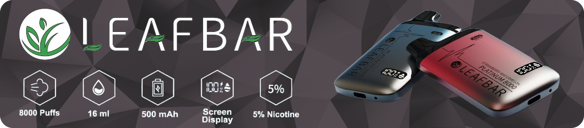 LEAF BAR BRAND DISPOSABLE VAPE DEVICES - 30% OFF NOW! | VAPE MANIA