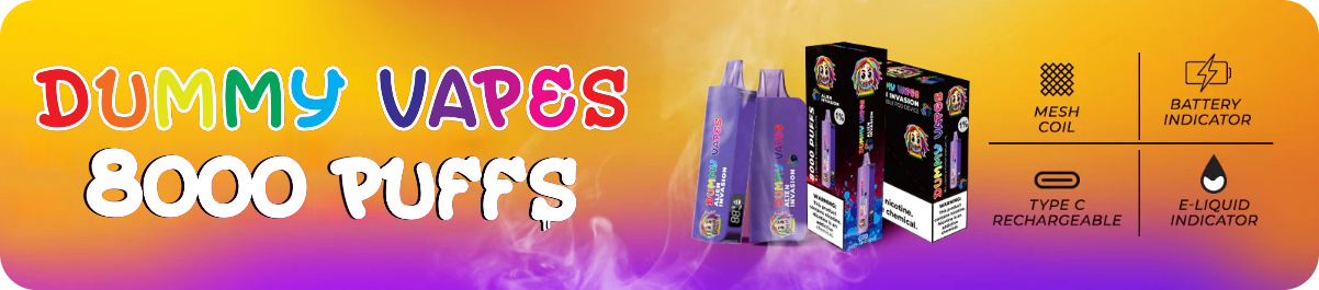 DUMMY VAPES 8000 DISPOSABLE VAPE by 6IX9INE | VAPE MANIA