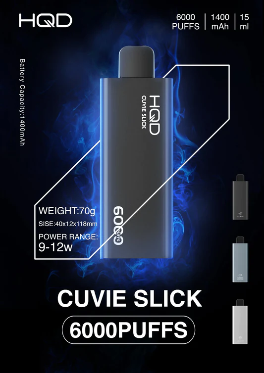 HQD Cuvie Slick 6000 Disposable Vape by HQD | VAPE MANIA – Vape Mania
