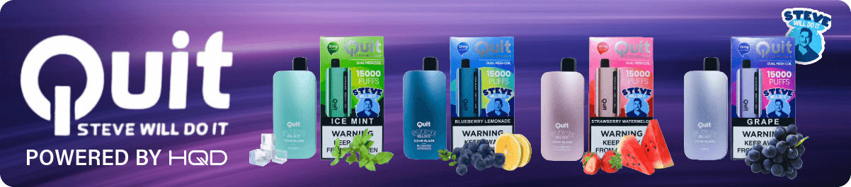 QUIT Disposable Vapes by Steve Will Do It | VAPE MANIA