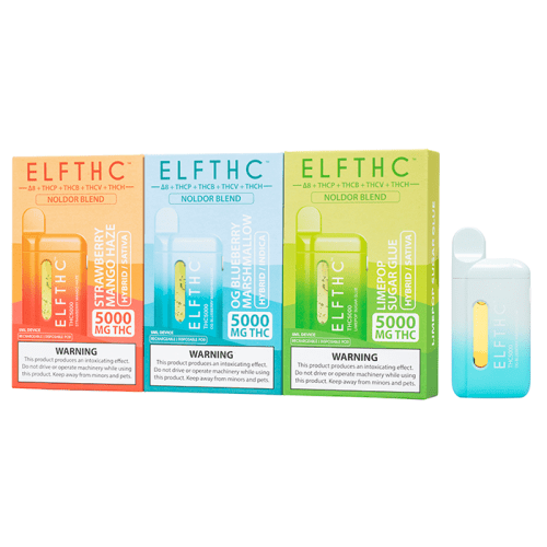 THC5000 Noldor Blend Disposable Vape by ELF THC | VAPE MANIA – Vape Mania