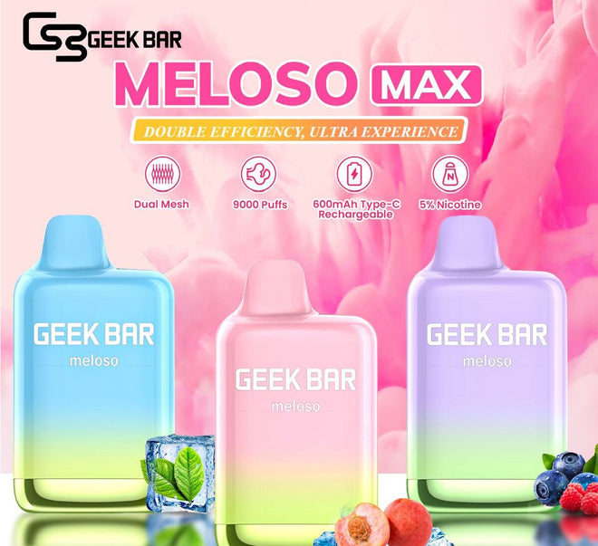 Geek Bar Meloso 30K Disposable Vape | 30,000 Puffs, Rechargeable – Vape ...