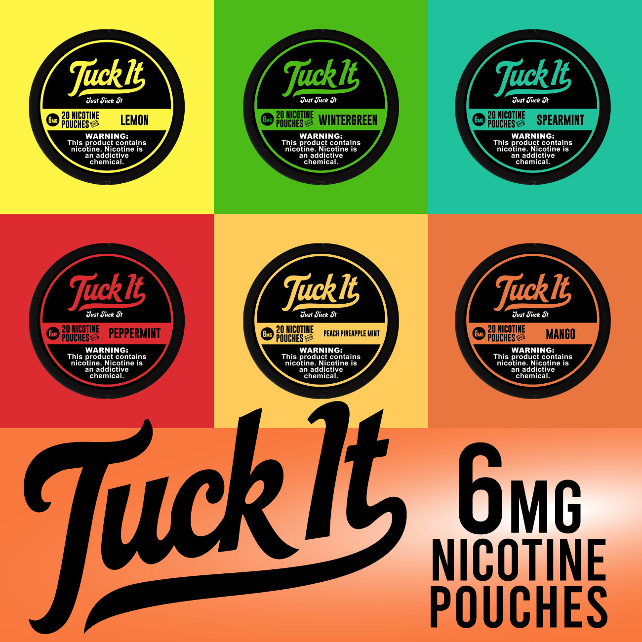 Tuck It 6mg | Best Nicotine Pouches, Discreet & Fresh – Vape Mania